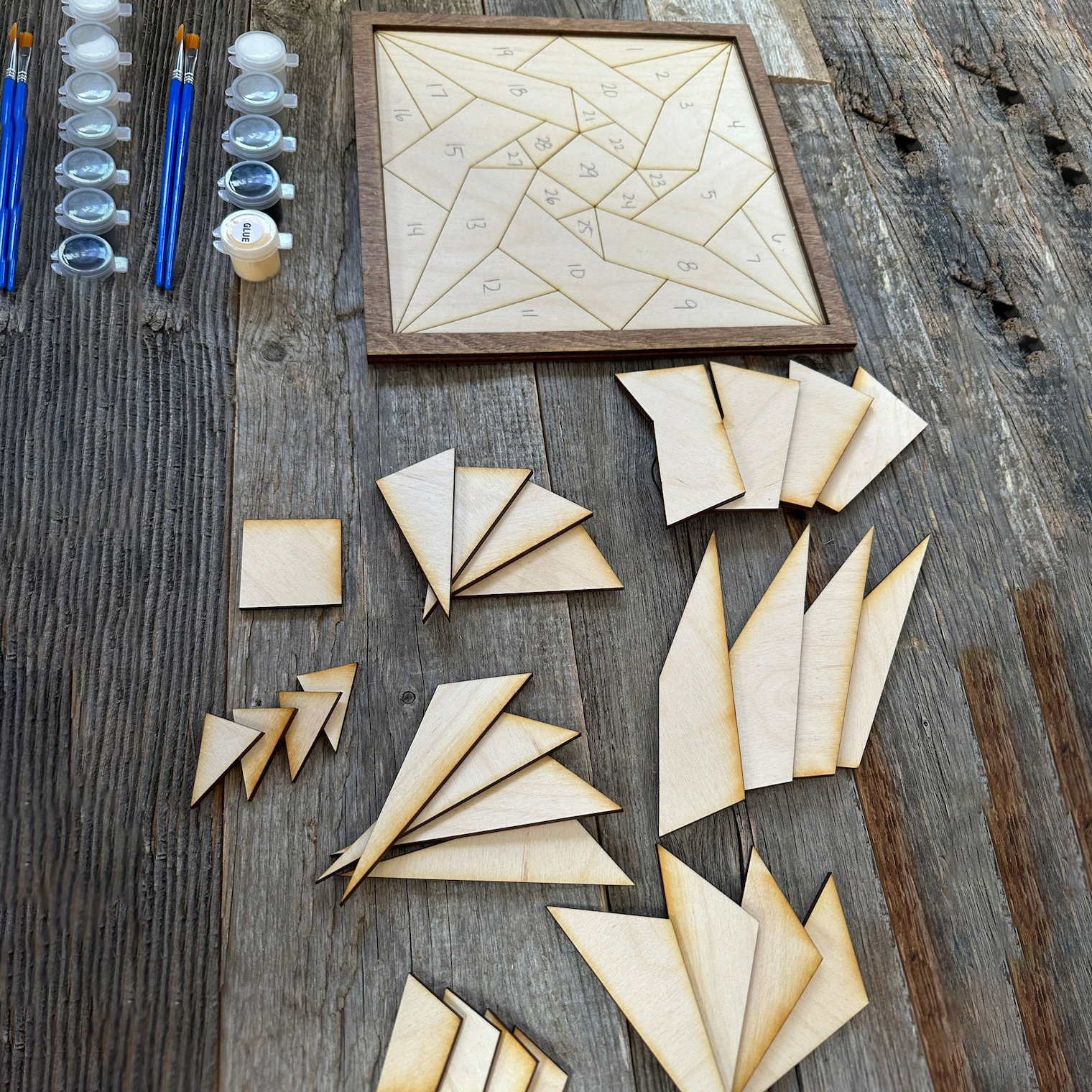 Square Star Barn Quilt Block