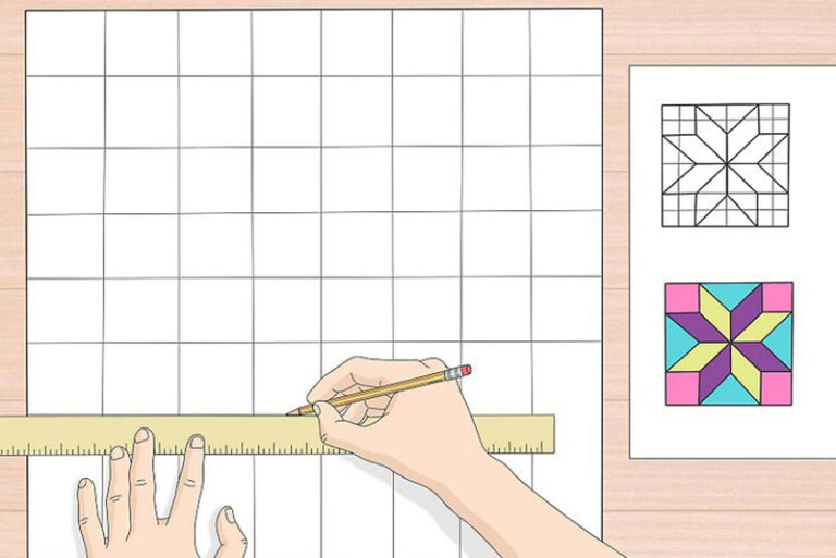 How to draw barn quilt patterns? - The Best Quilt Patterns