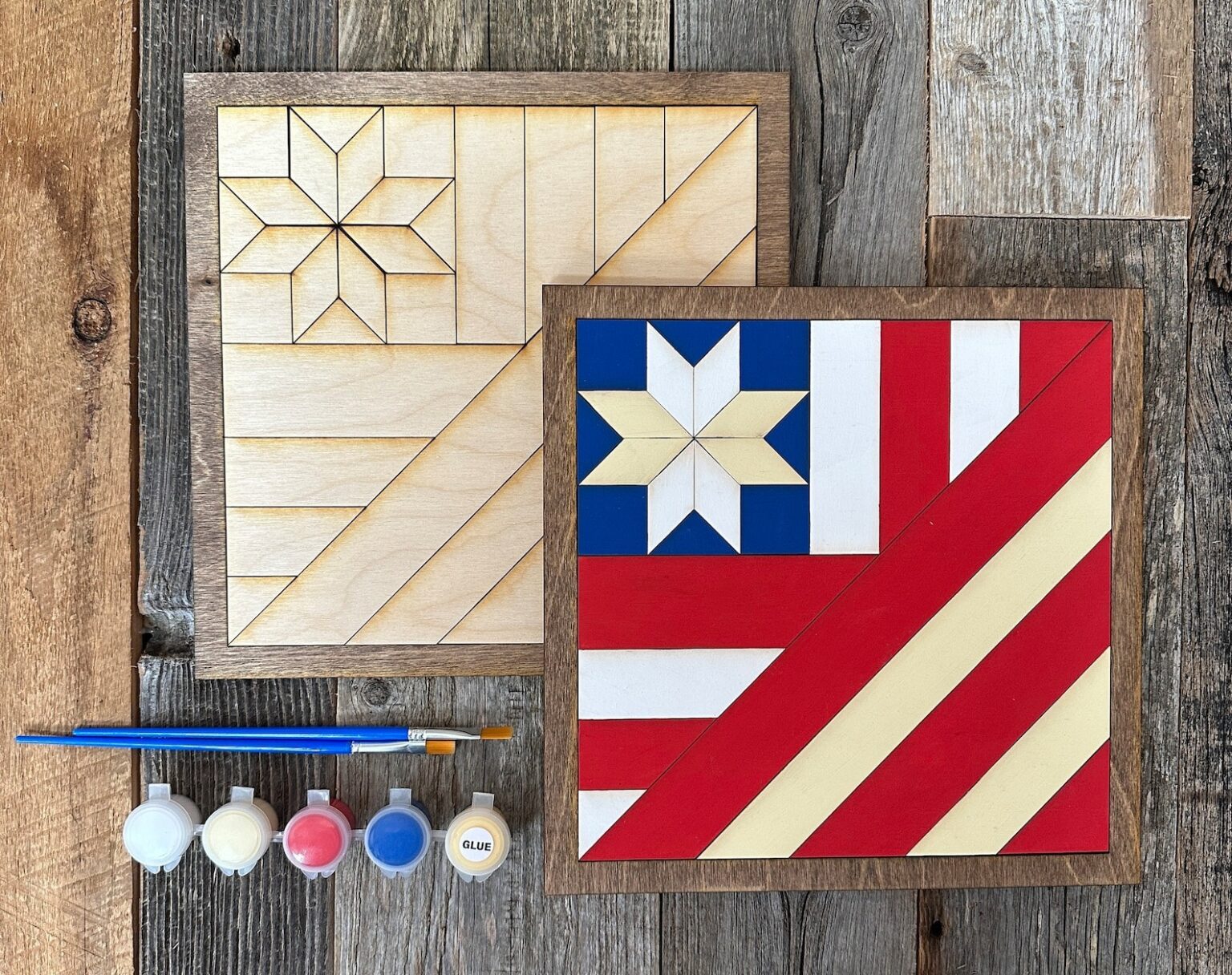 DIY American Flag Barn Quilt - Pattern