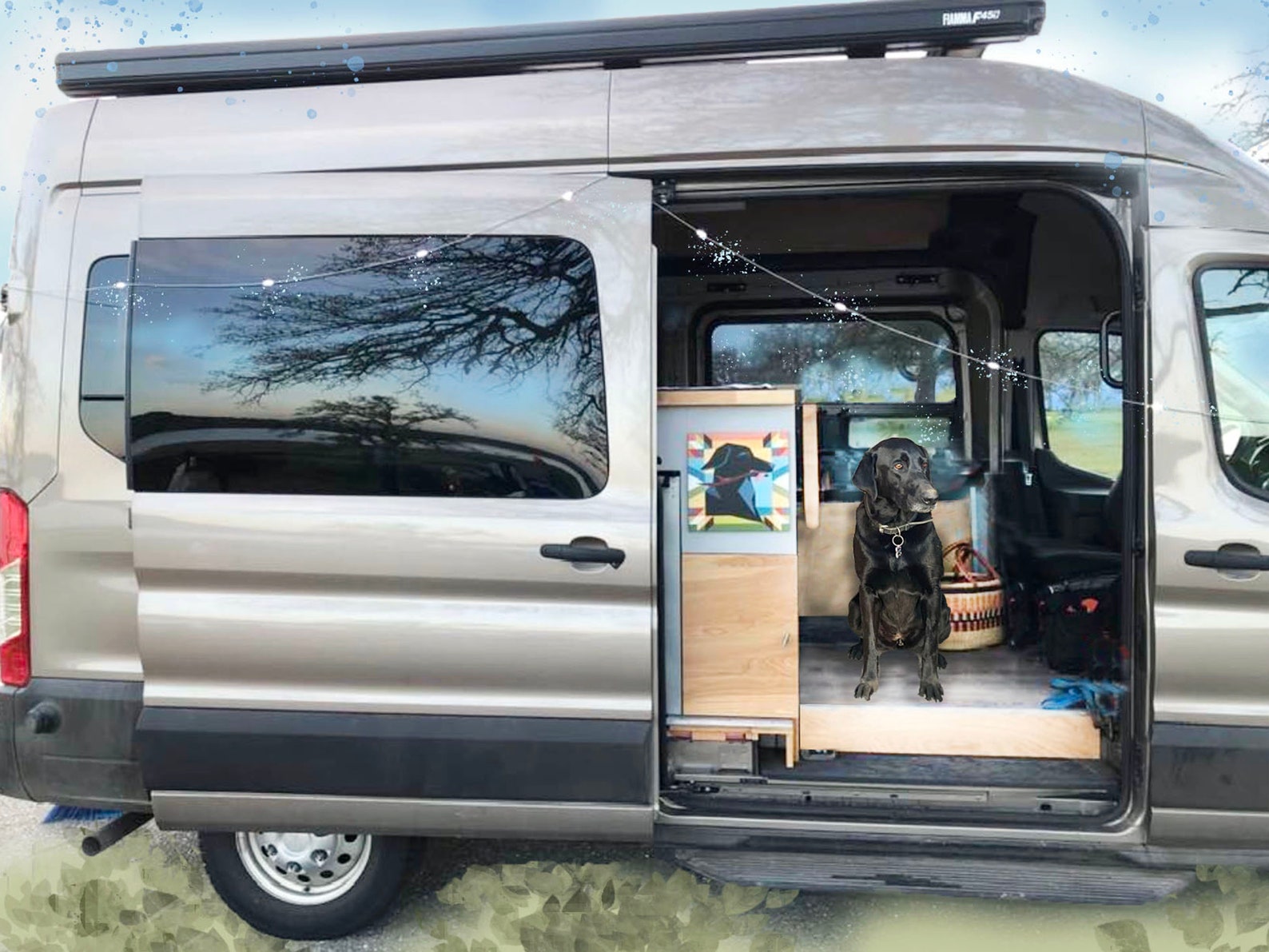 Black Lab Retriever Barn Quilt - The Best Quilt Patterns