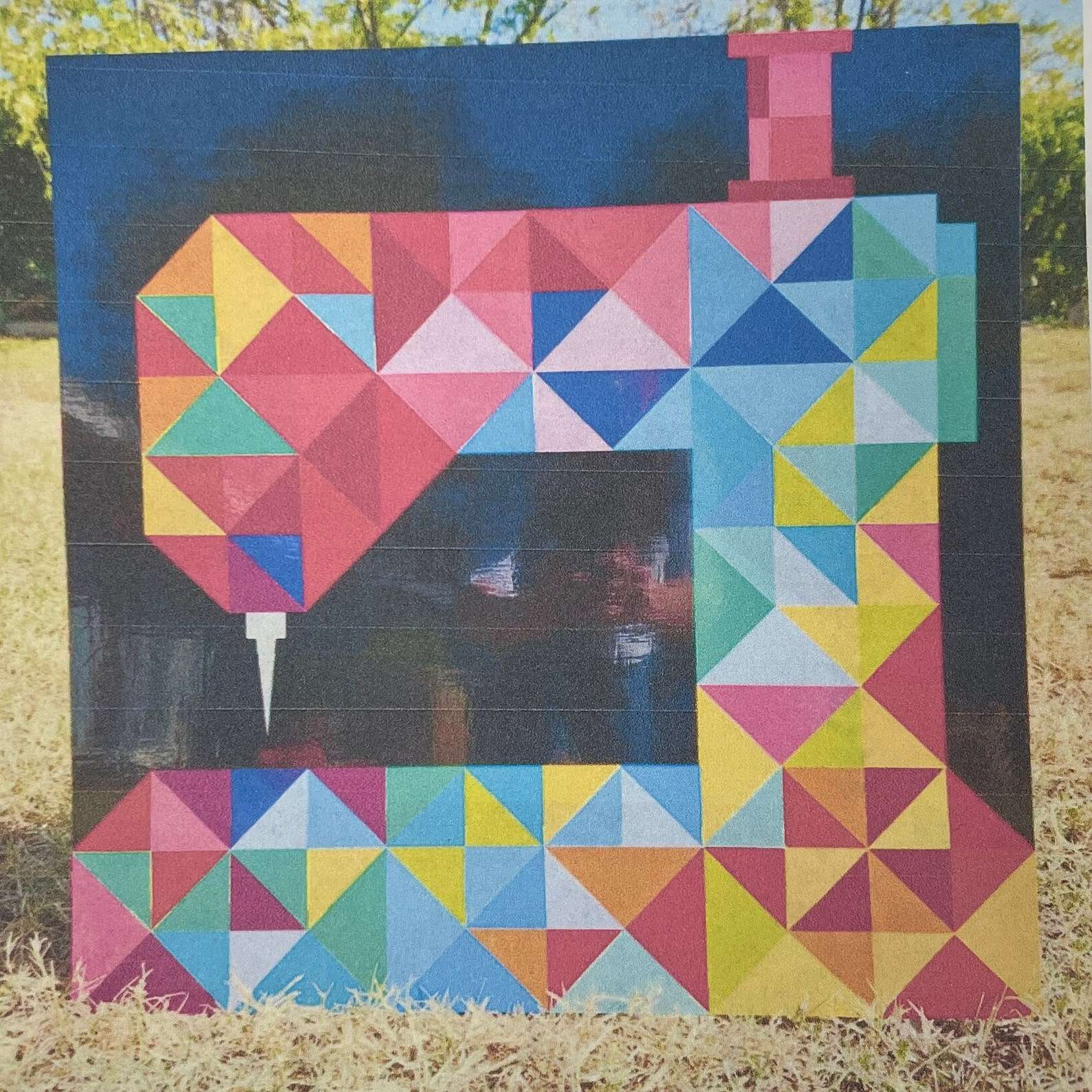 Sewing Machine Barn Quilt - The Best Quilt Patterns