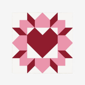 Heart Wood Barn Quilt Pattern