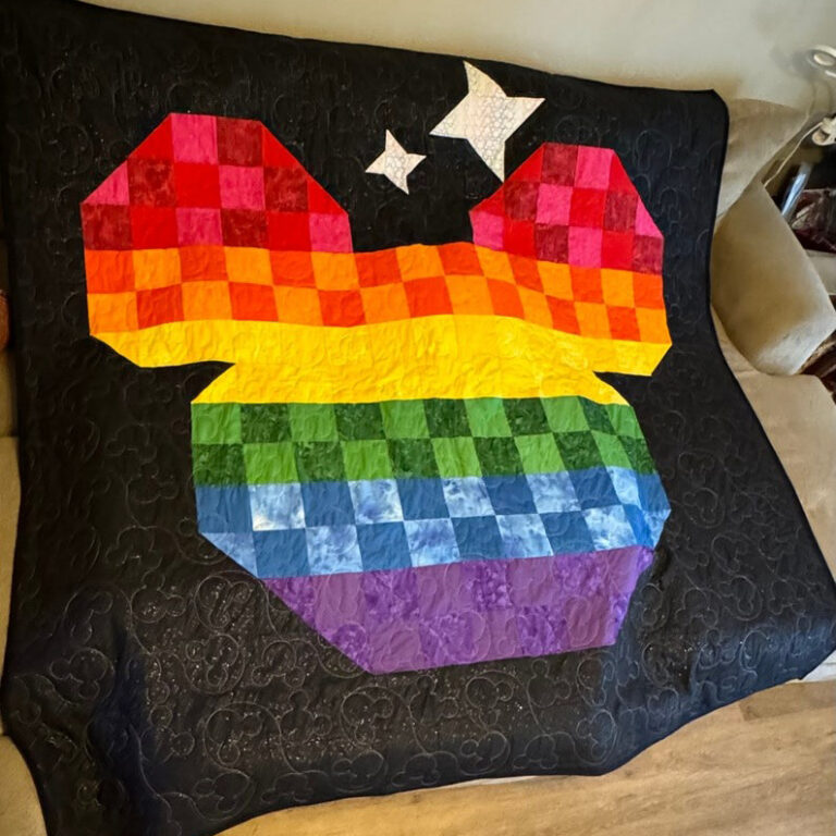 20 Cute and Fun Mickey Mouse Quilt Patterns to Try