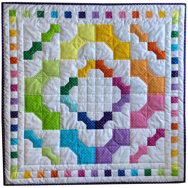 20 Beautiful Rainbow Quilt Patterns