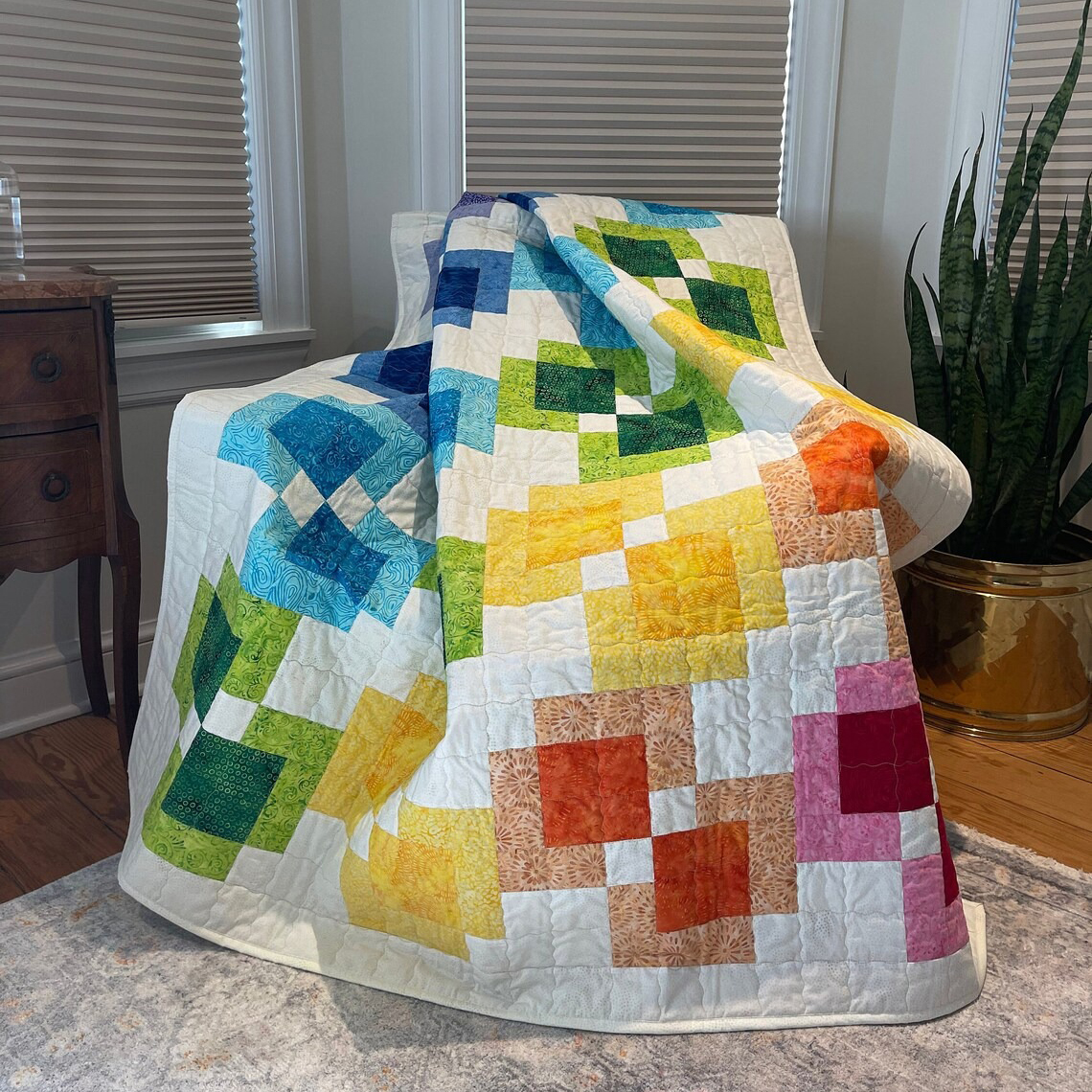 20 Beautiful Rainbow Quilt Patterns