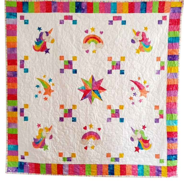 20 Beautiful Rainbow Quilt Patterns